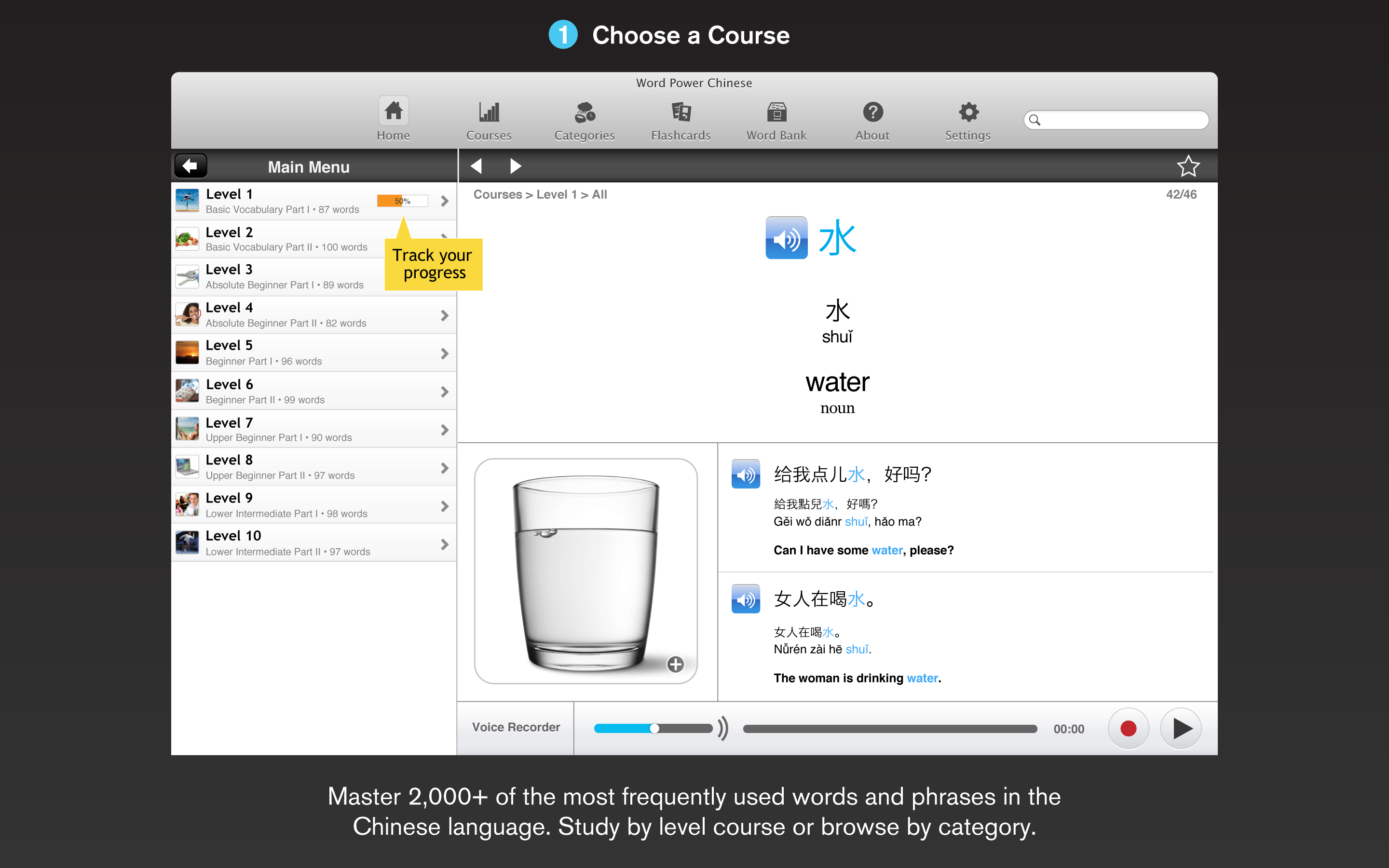 Mac - Learn Chinese - Gengo WordPower